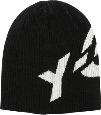 Yohji Yamamoto Bonnet &agrave; logo graphique - Homme - Accessoires - Noir - Taille: ONE Size