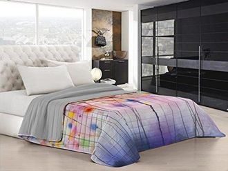 Italian Bed Linen MB HOME ITALY Sommer-Steppdecke, Digitaldruck, Autors Dreams, 46, Einzelbett, 170 x 270 cm