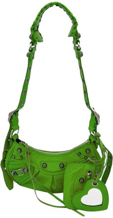 Balenciaga Crossbody Bags - Balenciaga Cagole XS - Lime Green Croc - Gr. unisize - in Gr&uuml;n - f&uuml;r Damen