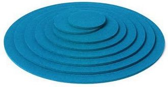 Hey Sign Untersetzer rund, ca 20 cm, Petrol 34, Stärke 5