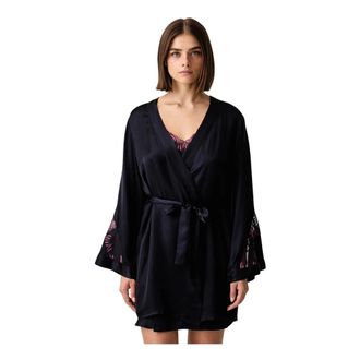 Chantelle Kimono Legend - Femme - V&ecirc;tements de nuit et de d&eacute;tente - Bleu - Taille: 36 FR