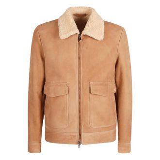 Salvatore Santoro Homme, Vestes, Brun, Taille: M Vestes en cuir