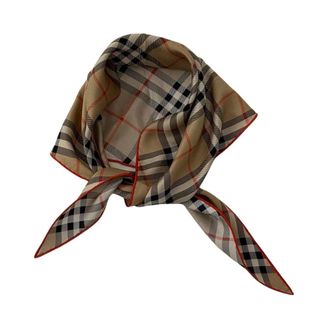Burberry unisex, Accessoires, Beige, Taille: ONE Size Silk Check Scarf