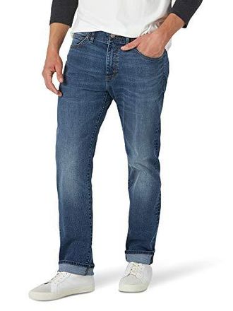 Lee Herren Jeans Athletic Tapered XM, Regular Fit, Tapered Leg, Wipeout, 38W / 34L
