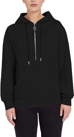 Generic Sweat &agrave; capuche pour femme avec fermeture &eacute;clair - Sweat &agrave; capuche pour femme - Fermeture &eacute;clair - Manches longues - Fermeture &eacute;clair - Veste &agrave; capuch