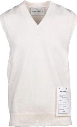 Amaranto Amaránto, Herren, Strickwaren, Weiß, MGröße