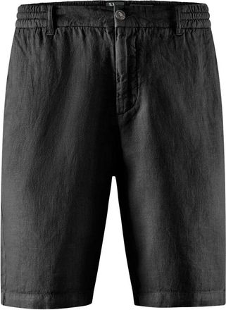 Bomboogie Homme, Shorts, Noir, Taille: L Linen Jogger Bermuda