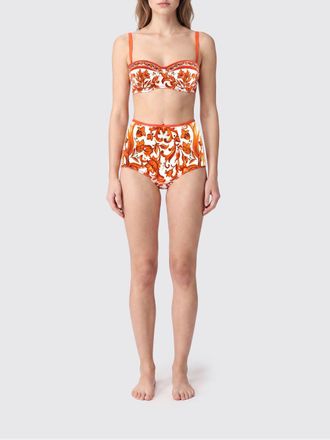 Dolce & Gabbana Bikini mit Majolika-Print und hoch tailliertem H&ouml;schen