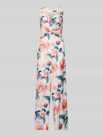 Vera Mont Regular Fit Jumpsuit mit floralem Allover-Print