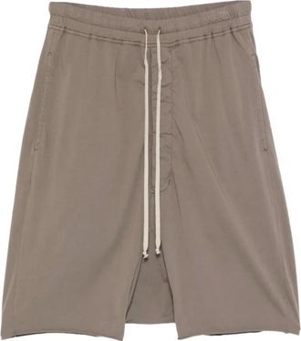 Rick Owens Homme, Shorts, Brun, Taille: S Drawstring Pods Shorts