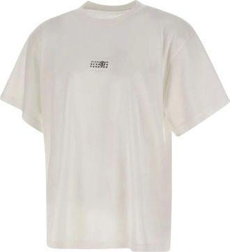 Maison Margiela Homme, Tops, Blanc, Taille: S T-shirt Numeric