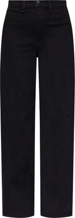 Rag & Bone Jeans mit weitem Bein - Schwarz