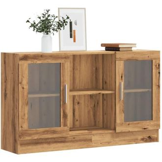 vidaXL Buffet ch&ecirc;ne artisanal 120x30,5x70 cm bois ding&eacute;nierie Vidaxl
