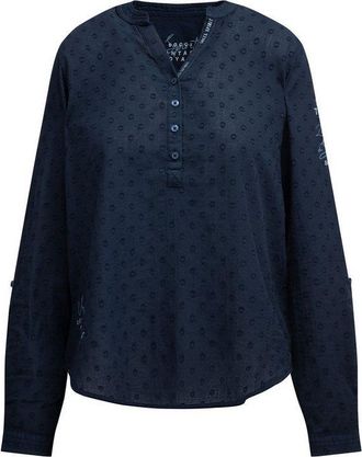 soccx Langarmbluse im Turn-Up-Look