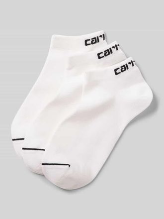 Carhartt Work in Progress Sneakersocken mit Label-Detail im 3er-Pack