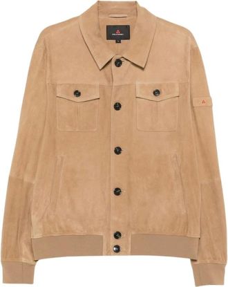 Peuterey Homme, Vestes, Beige, Taille: S Destiny Suede Jacket