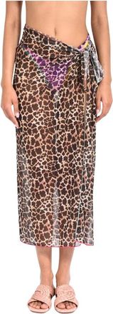 F**k Femme, Maillots de bain, Multicolore, Taille: 36/38 FR Tulle Maillots de bain Cover-Up