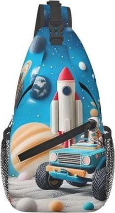 Generic Sac &agrave; bandouli&egrave;re en forme dastronaute - Sac &agrave; dos de voyage pour homme - Sac &agrave; dos de randonn&eacute;e