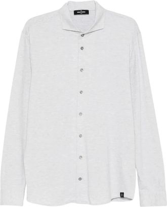 Gran Sasso Homme, Chemises, Gris, Taille: XL Chemise boutonn&eacute;e &agrave; manches longues