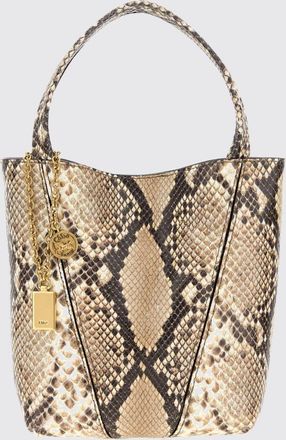 Chlo&eacute; Mini sac Spin en cuir imprim&eacute; python avec bandouli&egrave;re amovible