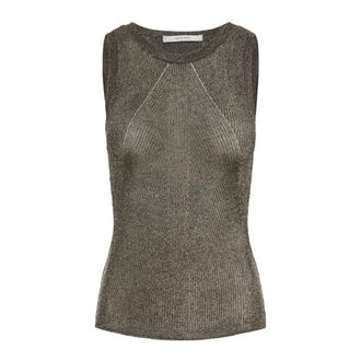Gestuz Femme, Tops, Gris, Taille: 42 FR D&eacute;bardeur