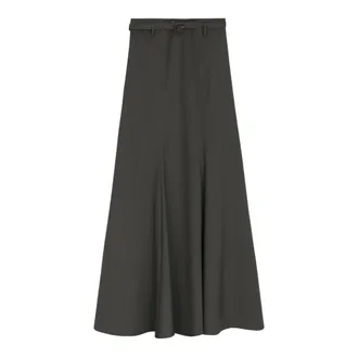 Alysi Jupe en laine vierge - Femme - Jupes - Gris - Taille: 38 FR