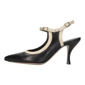 Dries Van Noten Ledersandalette mit Fesselriemen - - Shoes - Damen - Schwarzk - 37 1/2 EU