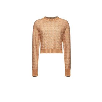 Silvian Heach Maglia a costine effetto rame - - Knitwear - Damen - Rosa - S