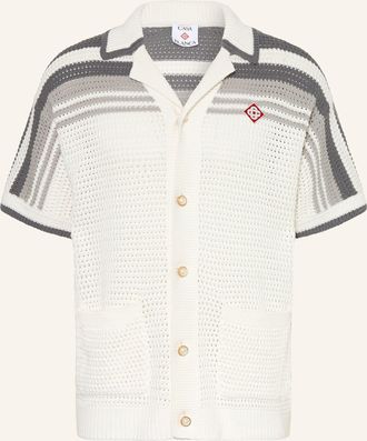 Casablanca Strickhemd Comfort Fit grau