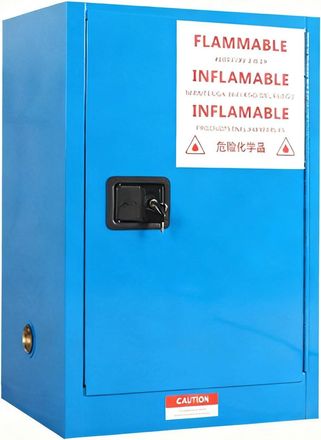 Generic Explosionsgeschützter Sicherheitsschrank für Chemikalien | Lagerung für entzündbare Flüssigkeiten & Säuren nach DIN/TRBS | Industrie & Labor Größe, ro