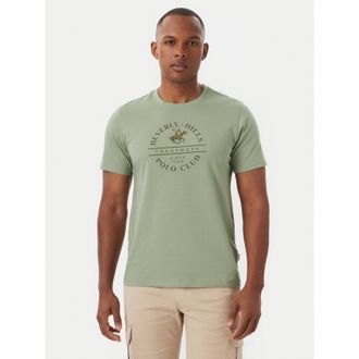 Beverly Hills Polo Club T-Shirt M1369 Gr&uuml;n Regular Fit