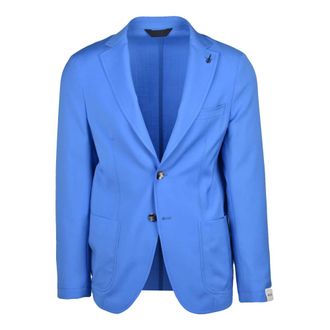 Paoloni Giacca Stondata - - Jackets - Herren - Blau - M