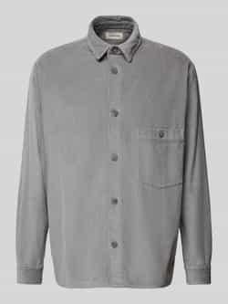 Thinking Mu Regular Fit Hemdjacke mit Brusttasche Modell RIVER