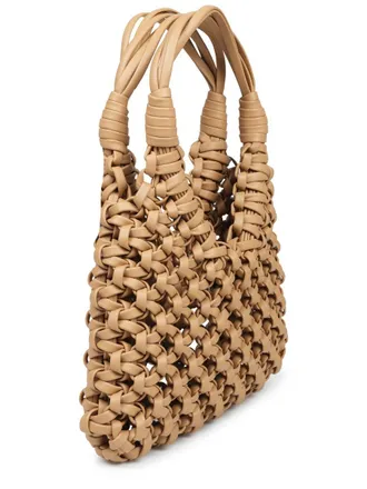 Hibourama Bags Womens Leather Handbag Vannifique Plain Beige Handbags Hand Bags