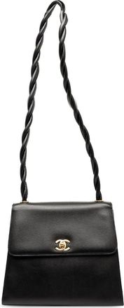 Chanel Hobo Bags - CC Caviar Twisted Strap Shoulder Bag - Gr. unisize - in Schwarz - für Damen