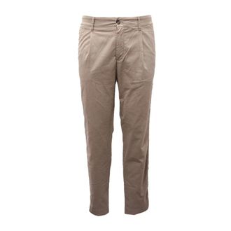 Eleventy Baggy Baumwollhose - - Trousers - Herren - Beige - W36