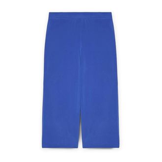 Fiorella Rubino Weite Cropped-Hose aus Jersey - - Trousers - Damen - Blau - S