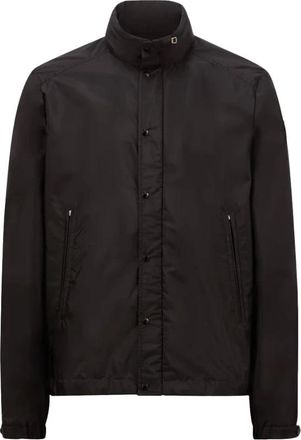 Moncler Windbreaker-Jacke mit versteckter Kapuze - - Jackets - Herren - Schwarzk - M