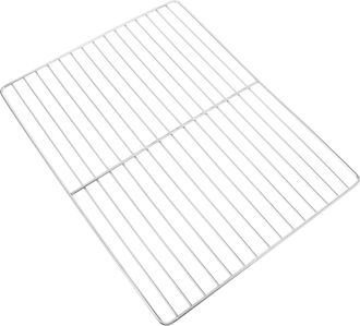 BESPORTBLE Besportble Edelstahl Grillnetz 34.7X26.7 Cm Wiederverwendbares Grillgitter FüR DraußEn Robustengitter FüR Fleisch GemüSe Und Fisch Perfekt FüR Camping