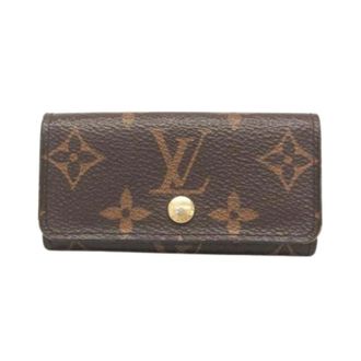 Louis Vuitton unisex, Pre-owned, Brun, Taille: ONE Size Porte-cl&eacute;s en toile Pre-owned