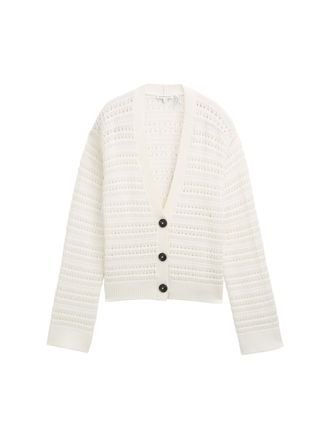 Tom Tailor Denim T-Shirt mit Rippstruktur, Light Dusty pink, XXL