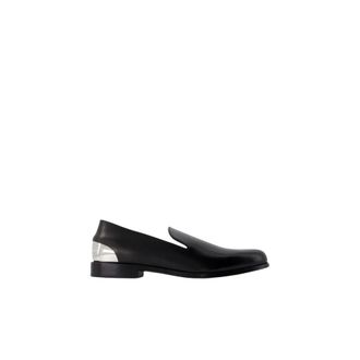 Alexander McQueen Loafer mit Metallabsatz - - Shoes - Herren - Schwarzk - 39 EU