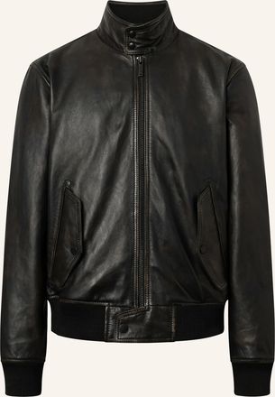 Strellson Lederblouson braun
