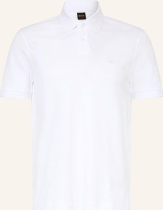 HUGO BOSS Jersey-Poloshirt Pe weiss