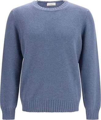 PIACENZA 1733 Piacenza 1733 - Pull en cachemire &agrave; col rond - Homme - Pulls - Bleu - Taille: 2XL