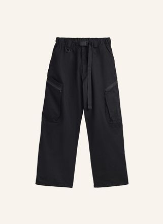 Yohji Yamamoto Y-3 Ut Twill Cargohose schwarz