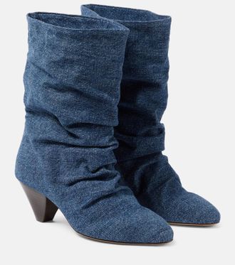 Isabel Marant Ankle Boots Reachi aus Denim