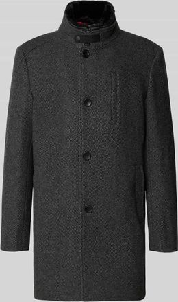 Cinque Regular Fit Mantel mit Stehkragen Modell Arsenal