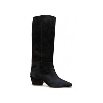Forte_Forte Hohe Wildlederstiefel - - Shoes - Damen - Schwarzk - 39 EU
