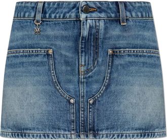 Amiri Femme, Jupes, Bleu, Taille: W29 Mini-jupe en jean Carpenter